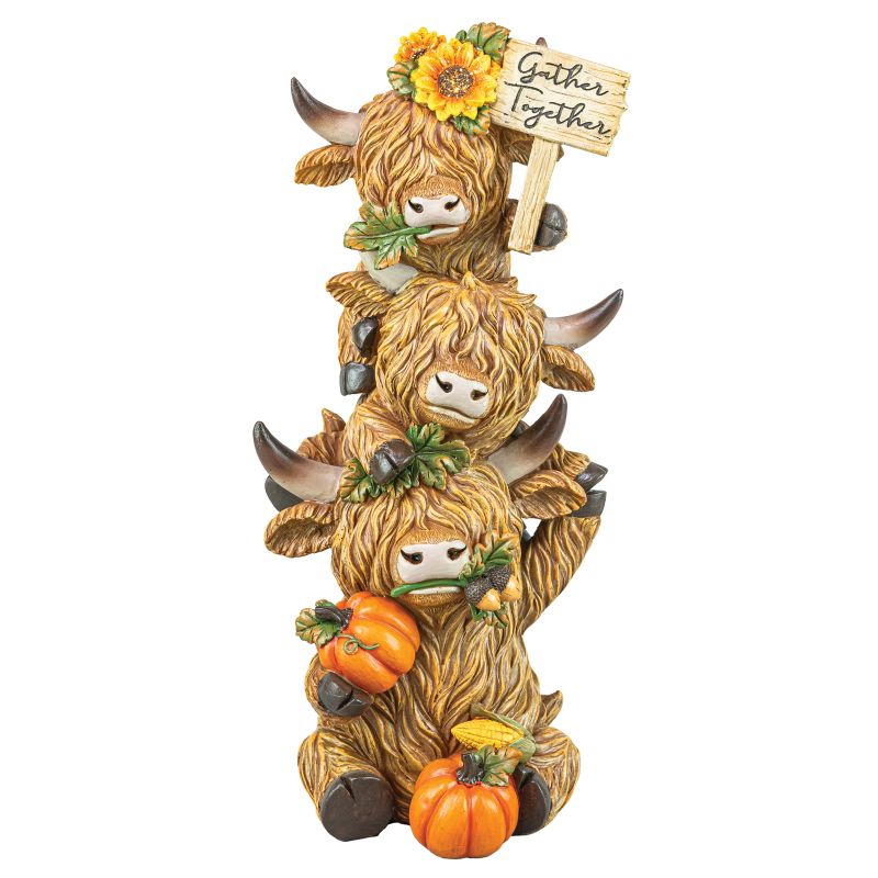Harvest Highland Cow Stacker 45100 – The Frosty Nutcracker Holiday ...