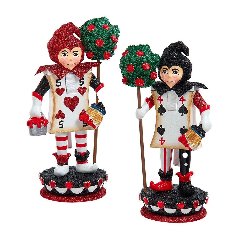 Alice in Wonderland Hollywood Nutcrackers™ Card Soldier Nutcracker Set ...