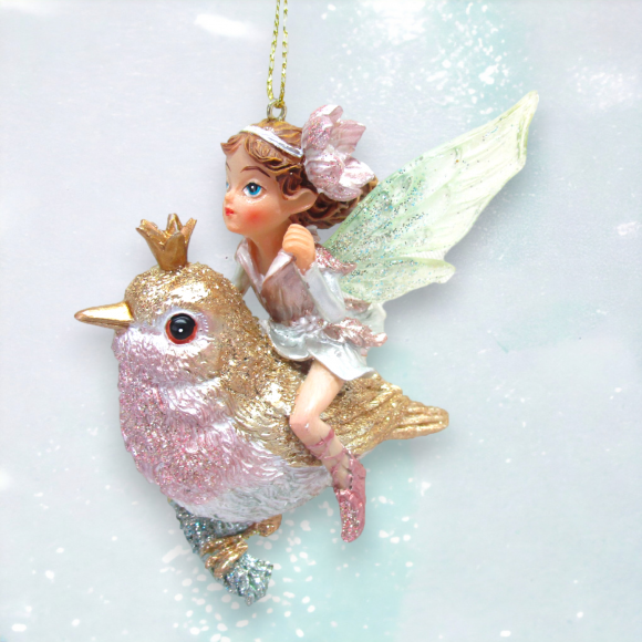 December Diamonds Fairy on a Bird Ornament 79-81491 – The Frosty ...