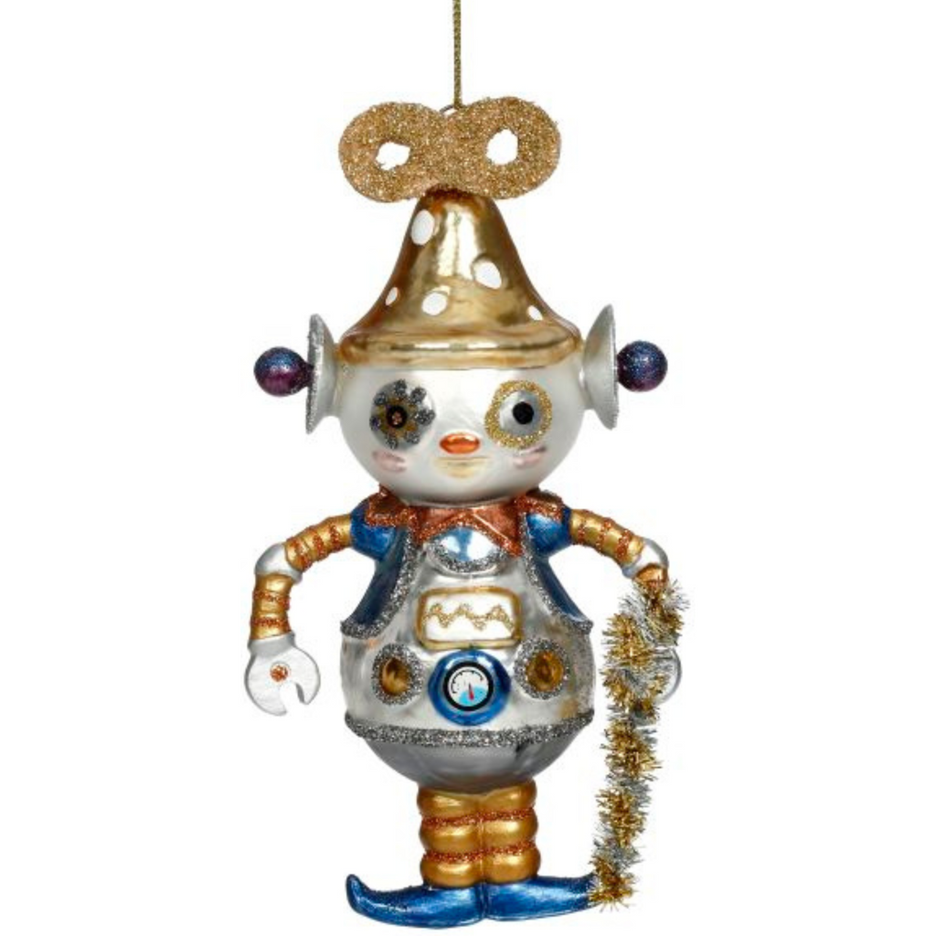 Glittered Whimsical Robot Ornament 36-44480 – The Frosty Nutcracker ...
