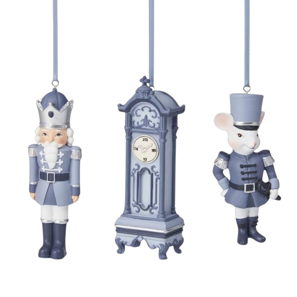 Blue Nutcracker Suite Ornament Set – The Frosty Nutcracker Holiday ...