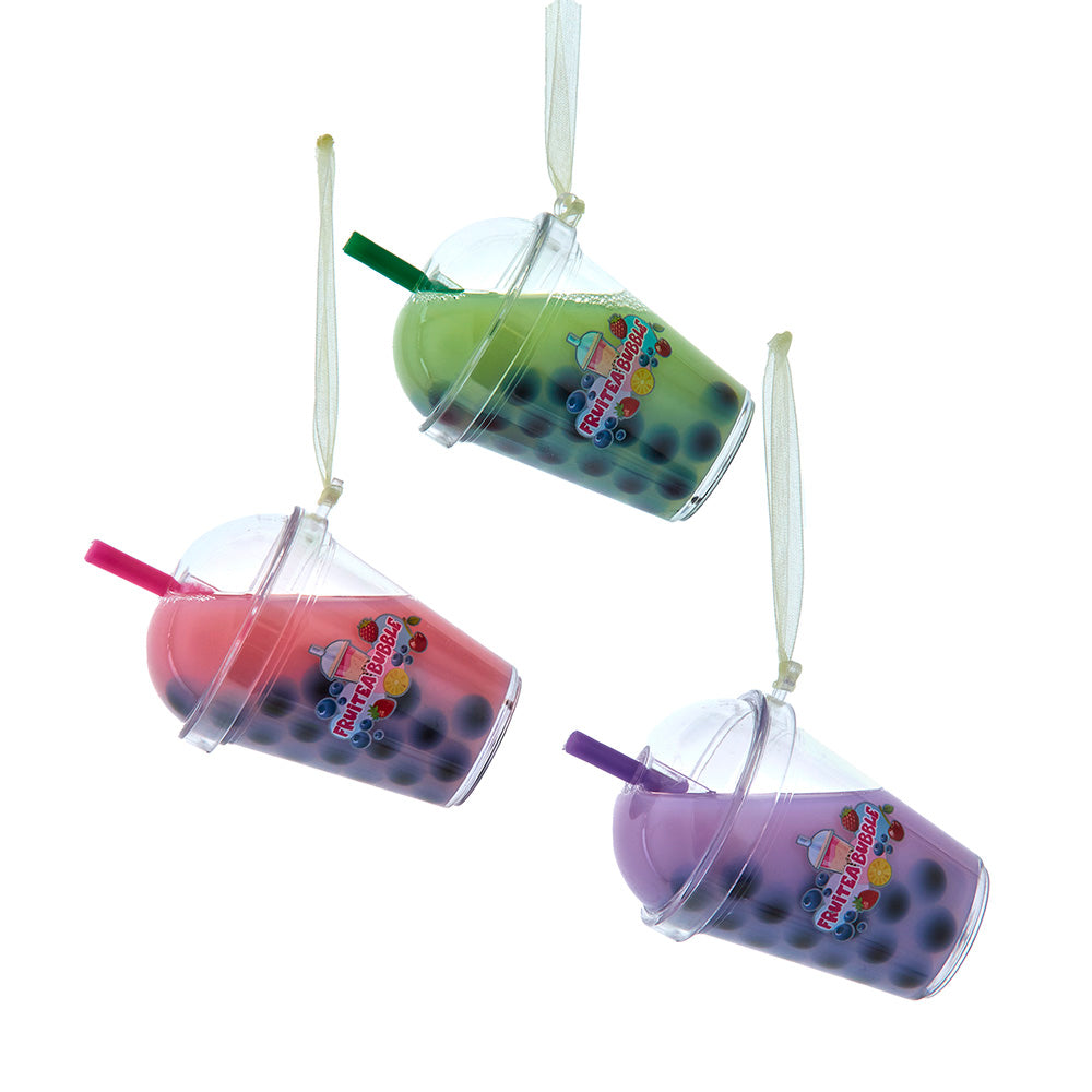 Bubble Tea Cup Ornament Set D4708 Food Gourmet – The Frosty Nutcracker ...